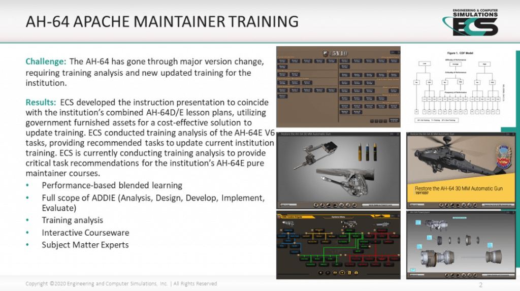 Apache Helicopter Logistics Analysis (Project Manager Apache) - ECS