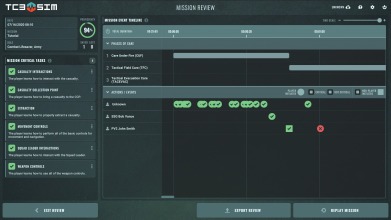 Tactical Combat Casualty Care Simulation (TC3Sim) - ECS