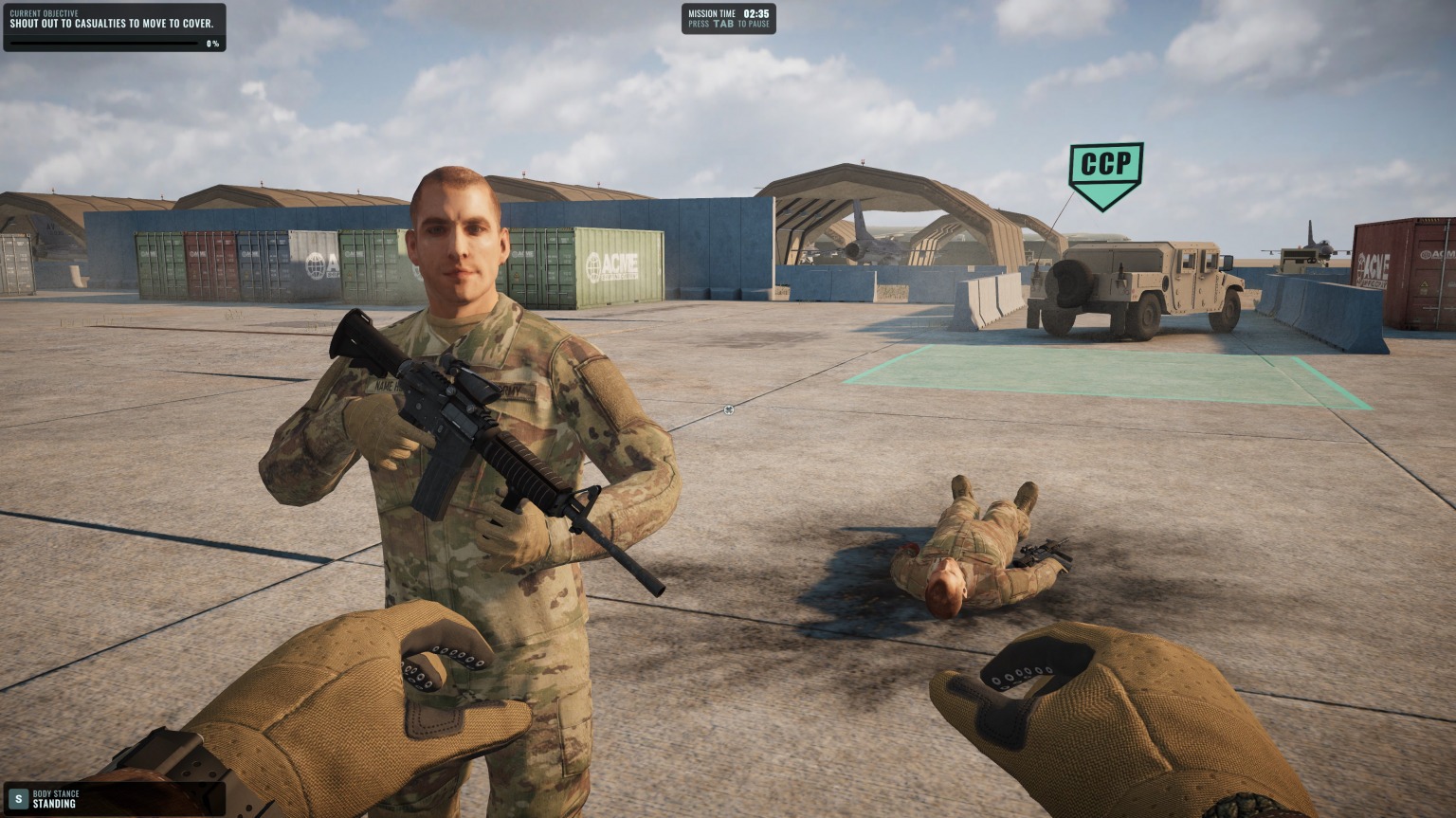 Tactical Combat Casualty Care Simulation (TC3Sim) - ECS